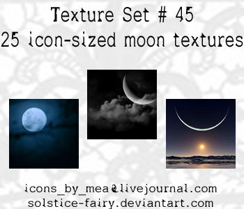 Texture Set 45 - Moon by solstice-fairy on DeviantArt