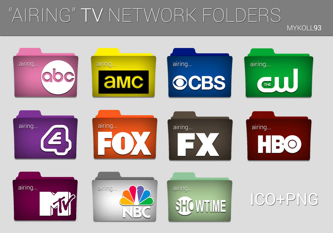 Tv Icon Folders by Mykoll93 on DeviantArt