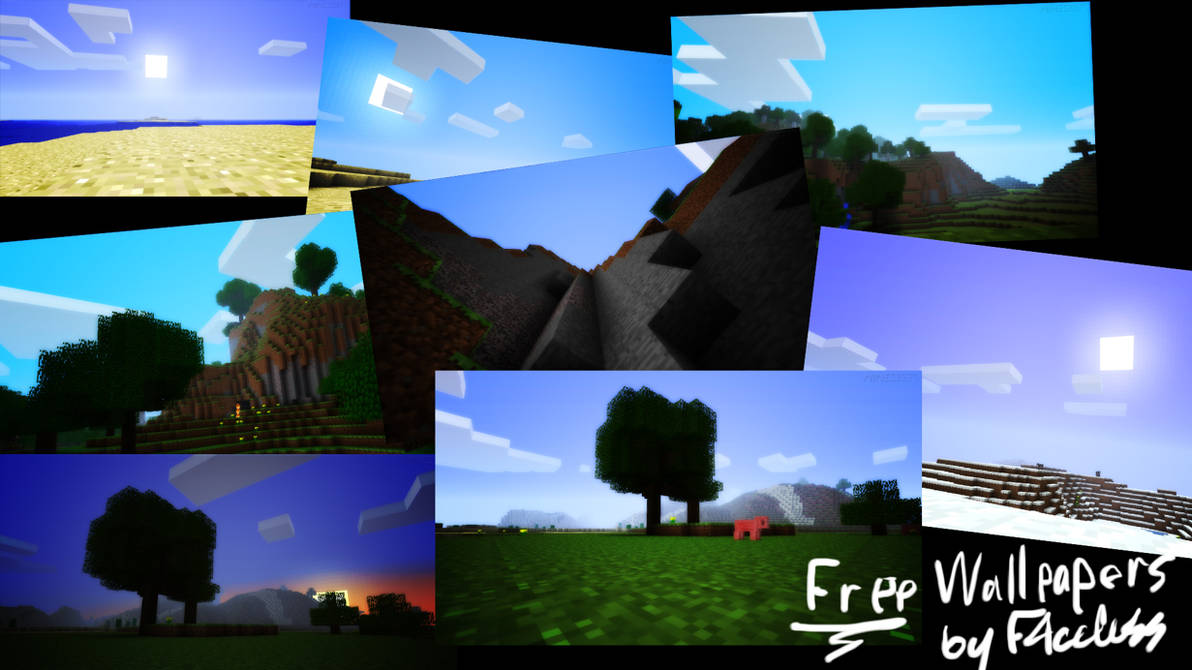 Minecraft Wallpaper collection by F4celessArt on DeviantArt