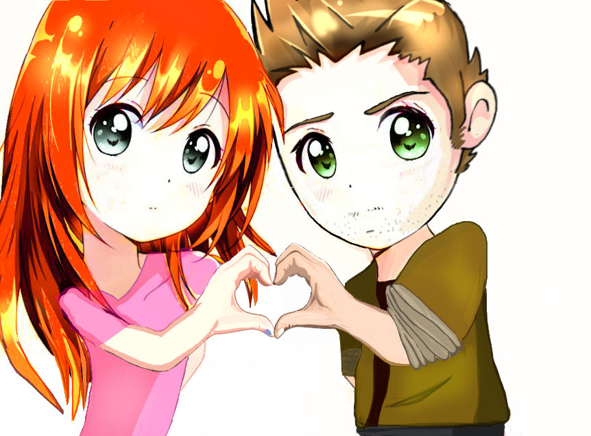 Chibi Dean and Charlie by LanaTyrell on DeviantArt