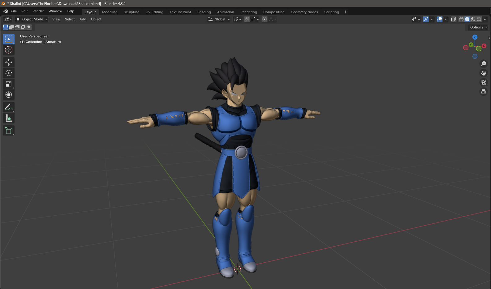 Sparking 0 3D Model - Shallot by TheFlockers on DeviantArt