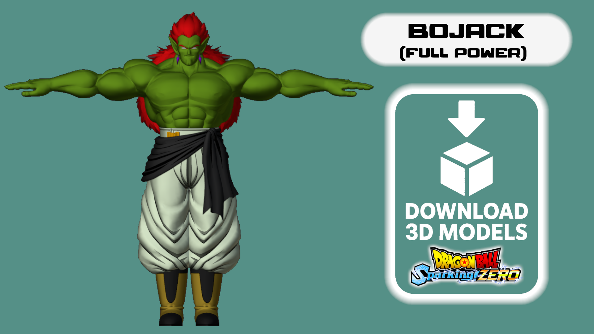 Sparking 0 3D Model - Bojack Full Power by TheFlockers on DeviantArt