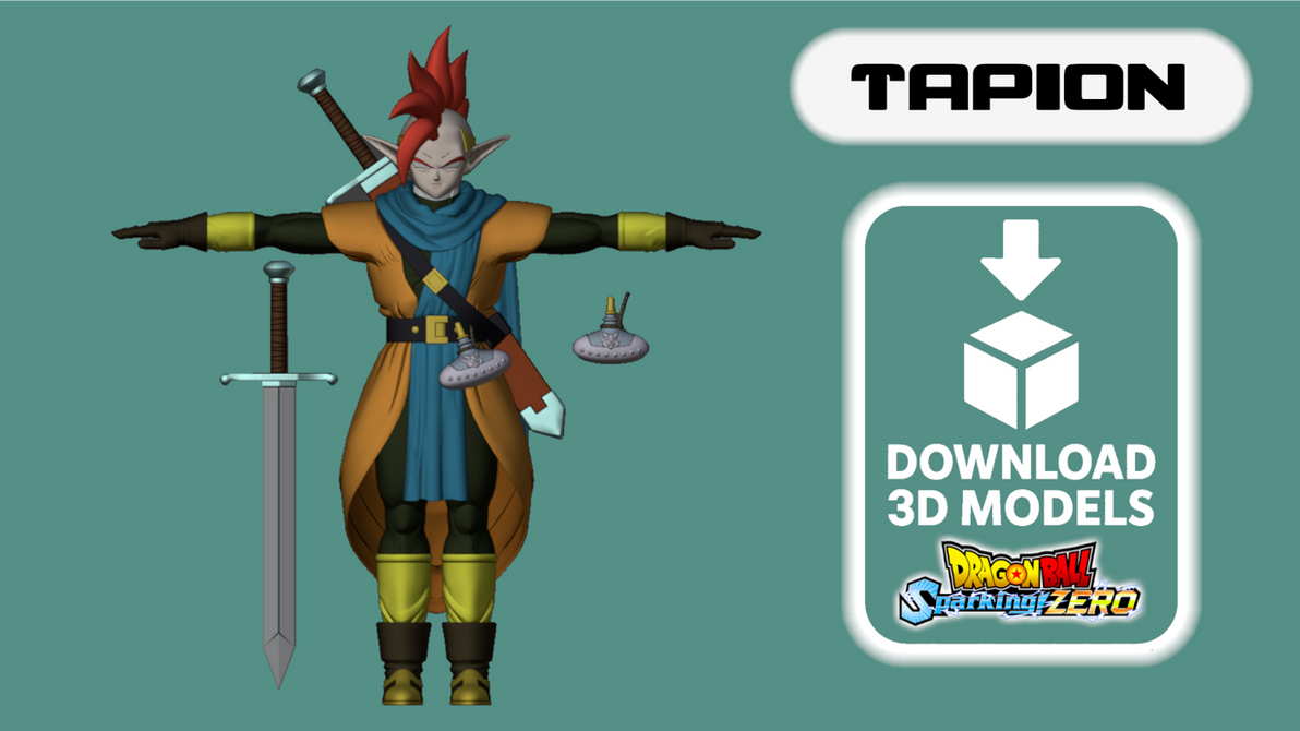 Sparking 0 3D Model - Tapion by TheFlockers on DeviantArt