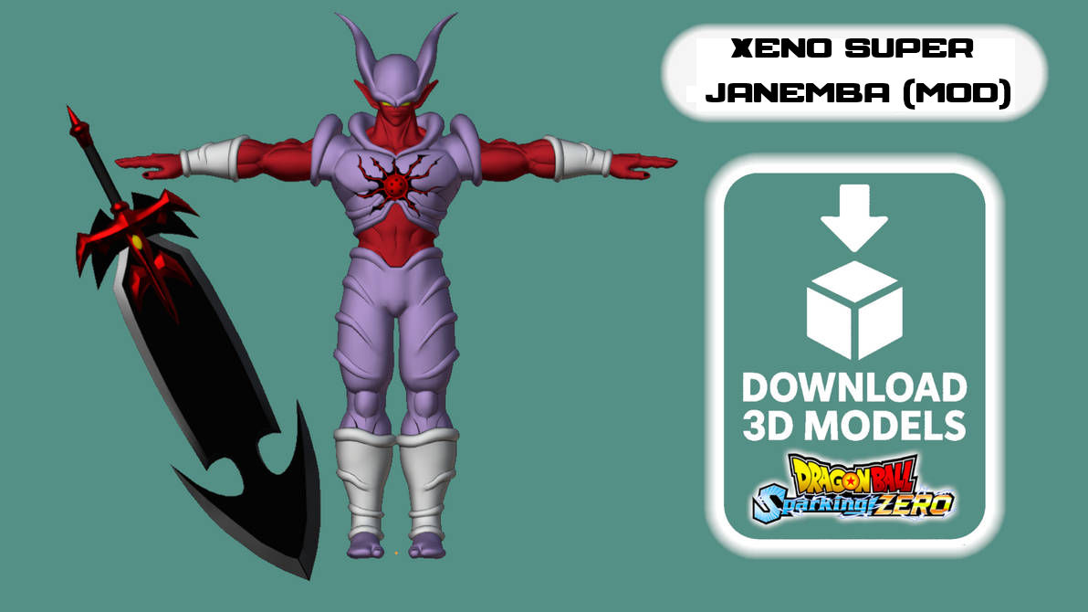 Sparking 0 3D Model - Super Janemba Xeno by TheFlockers on DeviantArt