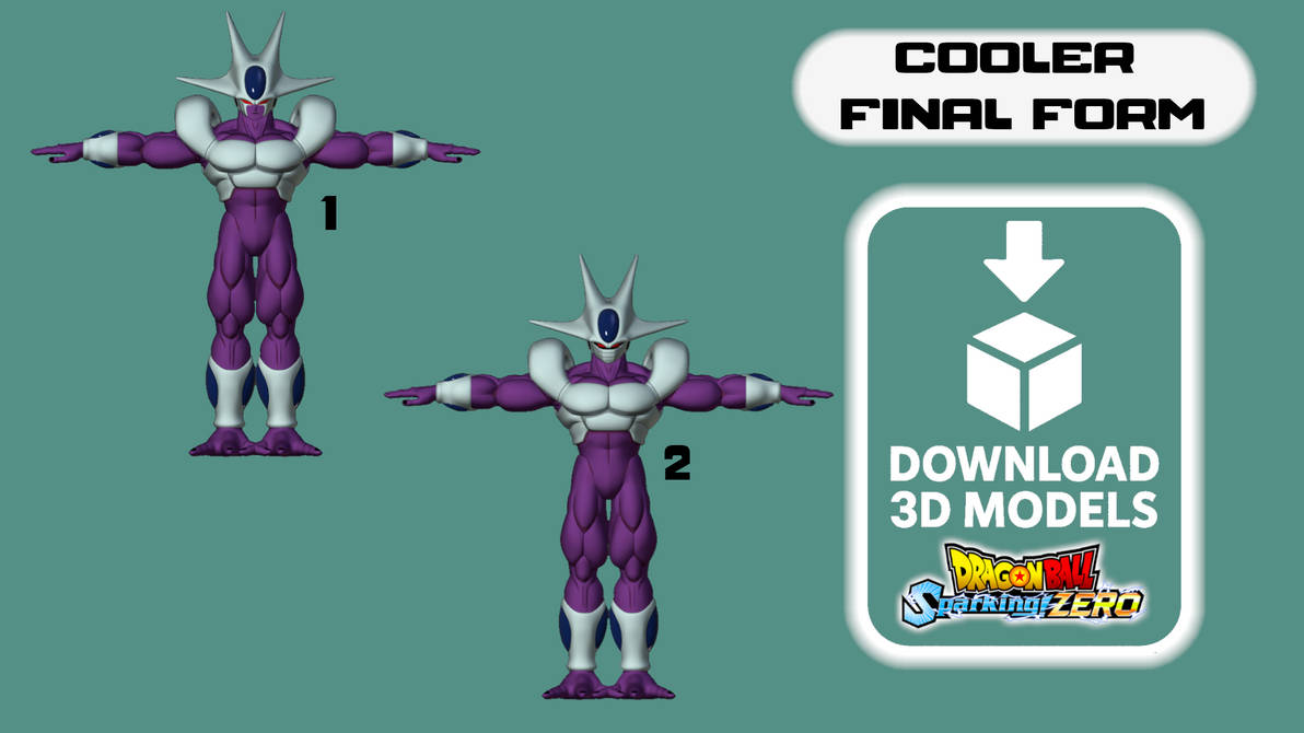 Sparking 0 3D Model - Cooler Final form by TheFlockers on DeviantArt