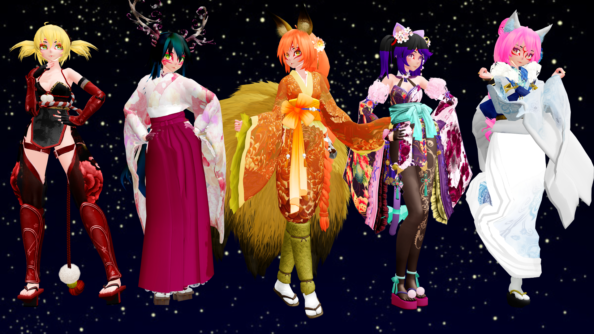TDA Youkai Project pack by taiki34 on DeviantArt