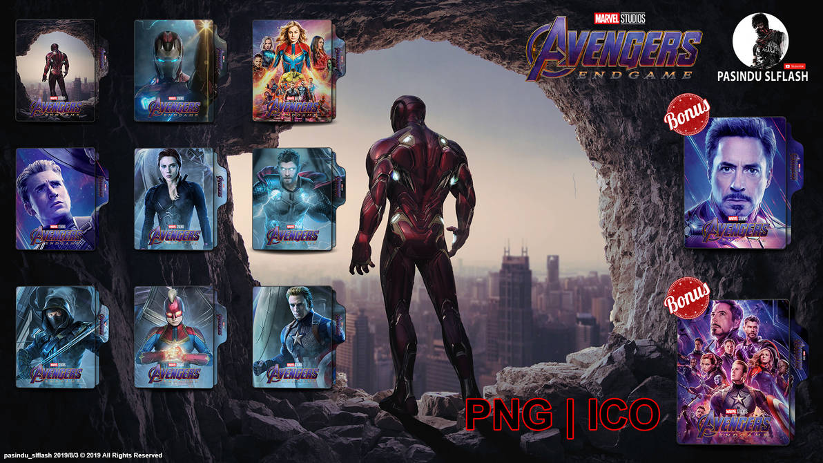 Avengers Endgame 2019 Folder Icons By Pasinduslflash On Deviantart