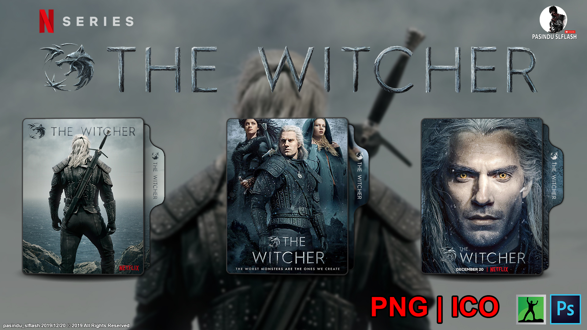 The Witcher Folder Icon pack by pasinduslflash on DeviantArt