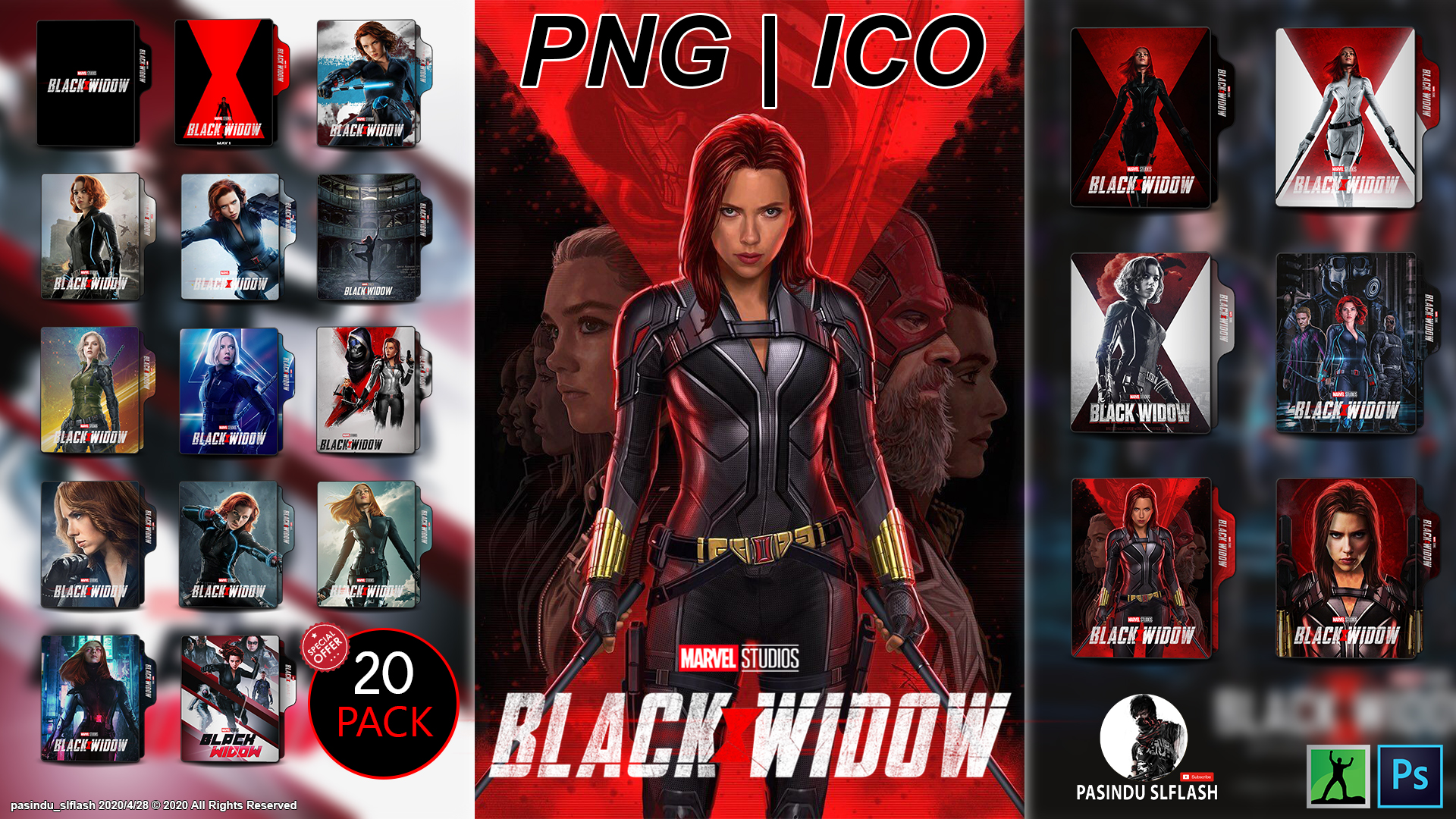 Black Widow 2020 Folder Icon by pasinduslflash on DeviantArt