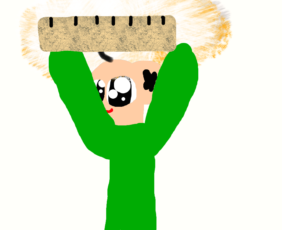 Baldi's ruler by NatalenaNocna on DeviantArt