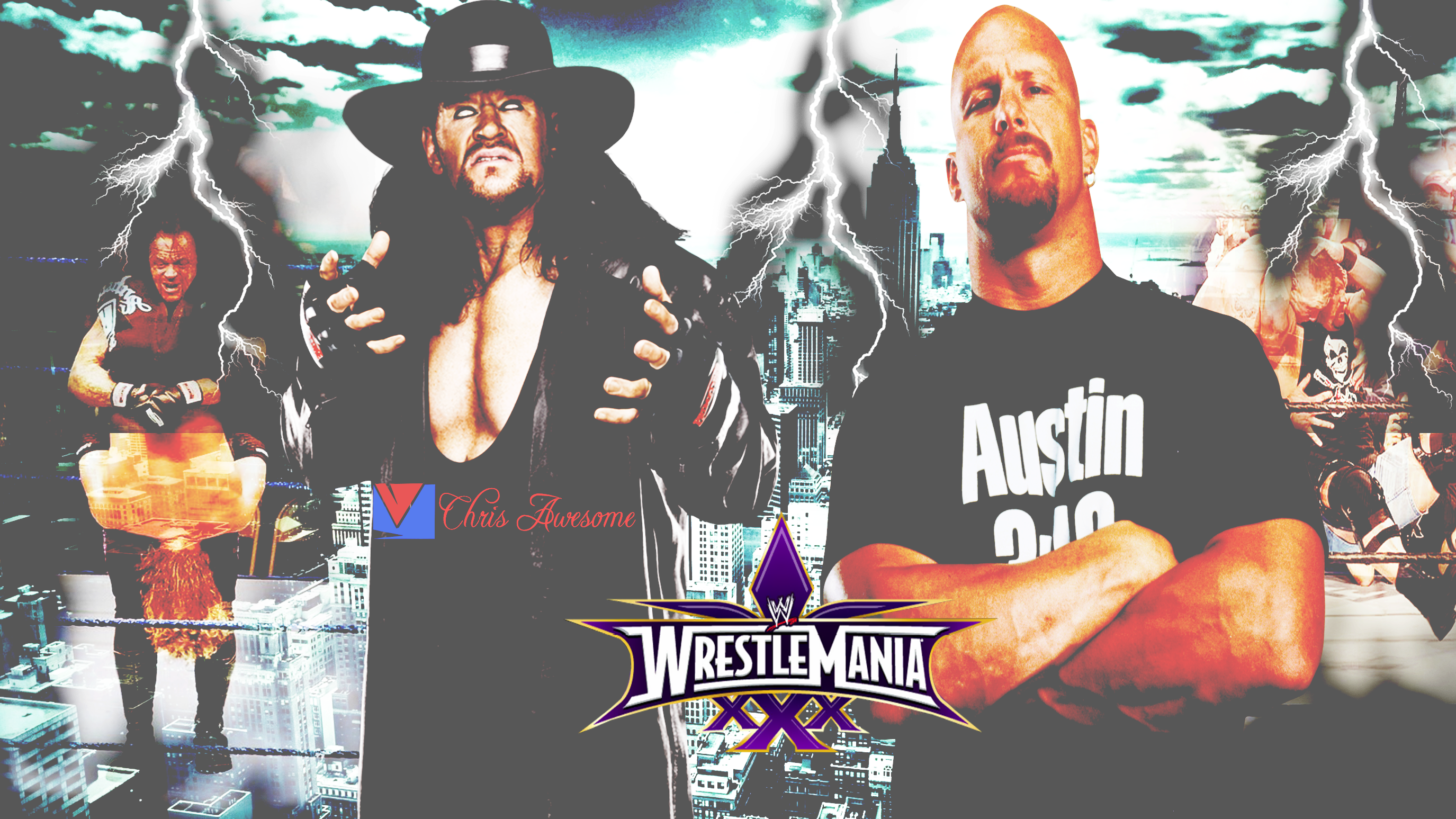 WWE - UnderTaker VS Steve Austin WM XxX by ChrisAwesome013 on DeviantArt