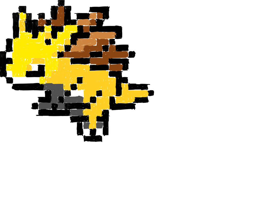 Sandslash Pixel Art (Photoshop) by AgentBlazkowicz on DeviantArt