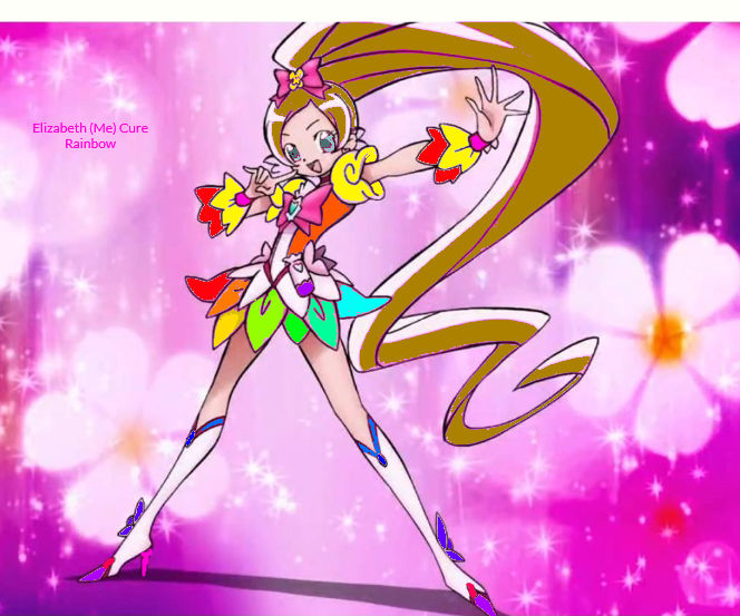 Cure Rainbow Pretty cure oc by Noilovemarshalleethe on DeviantArt