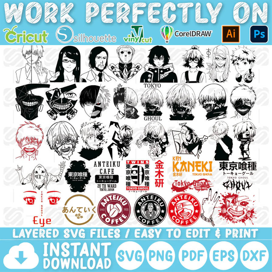 MEGA 300+ Death Note Bundle SVG by SVGDESIGNSTORE on DeviantArt