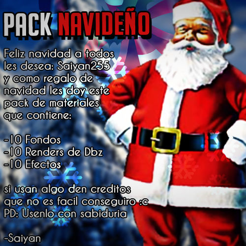 [Pack] Feliz Navidad- Pack de materiales c: by Saiyan25Graphics on ...