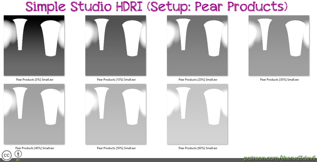 Simple Studio HDRI (Setup: Pear Products) [Free] by TheRudeDevil on ...