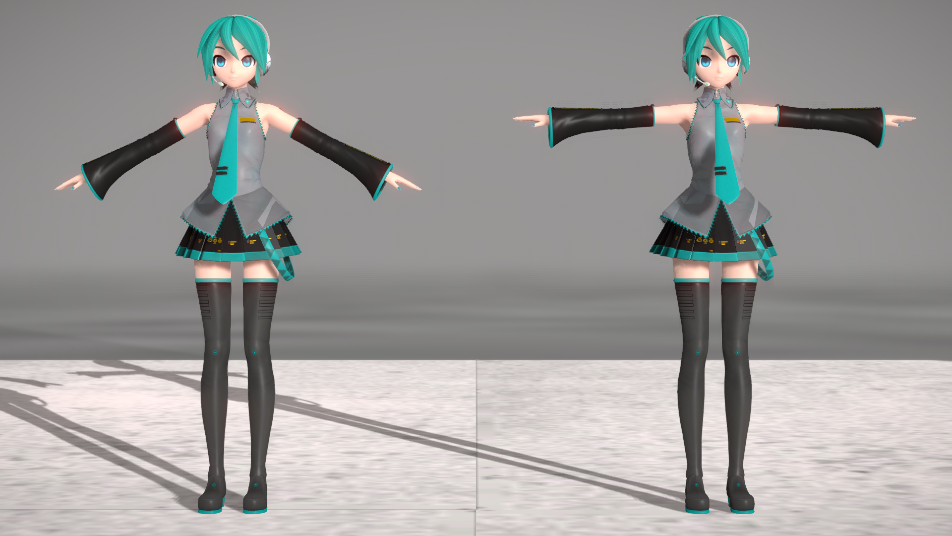 MMD Bone Project DIVA and Mirai beta [UpdateV2.6] by nampukkkk on ...