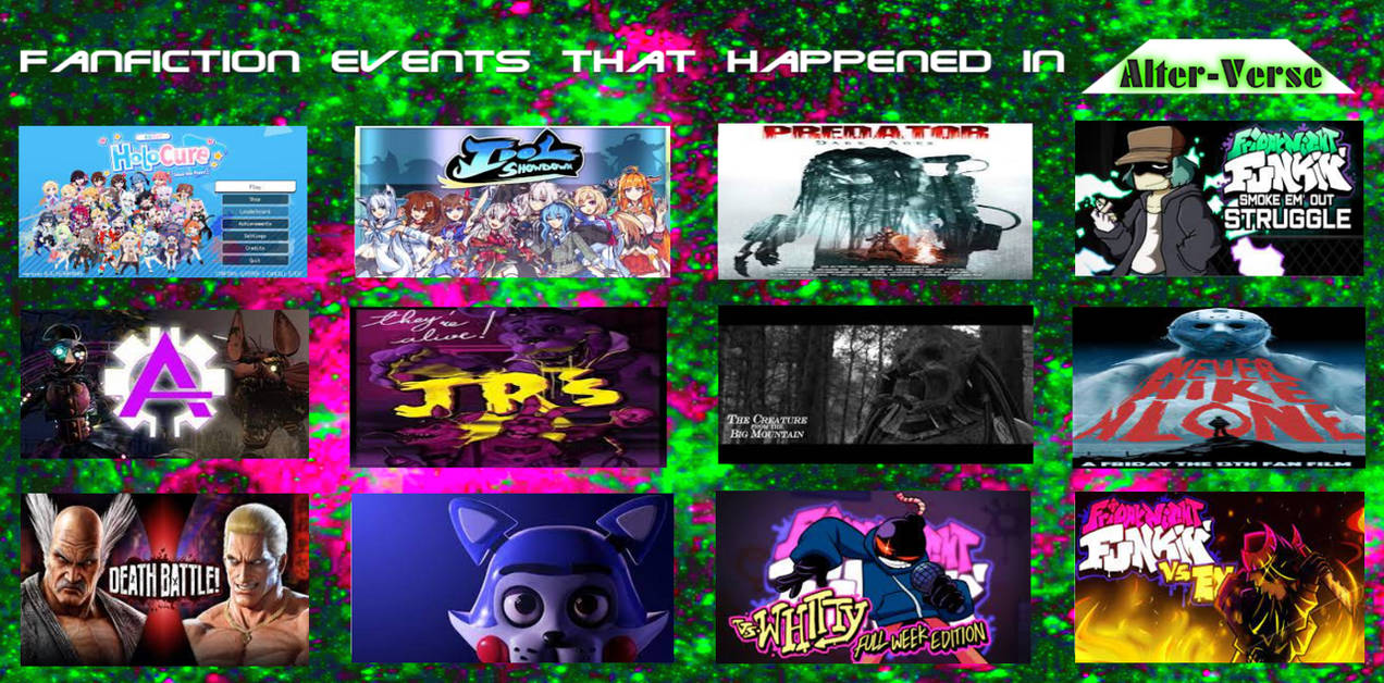 Fanon events canon to Alter by DeathBattleultimatum on DeviantArt