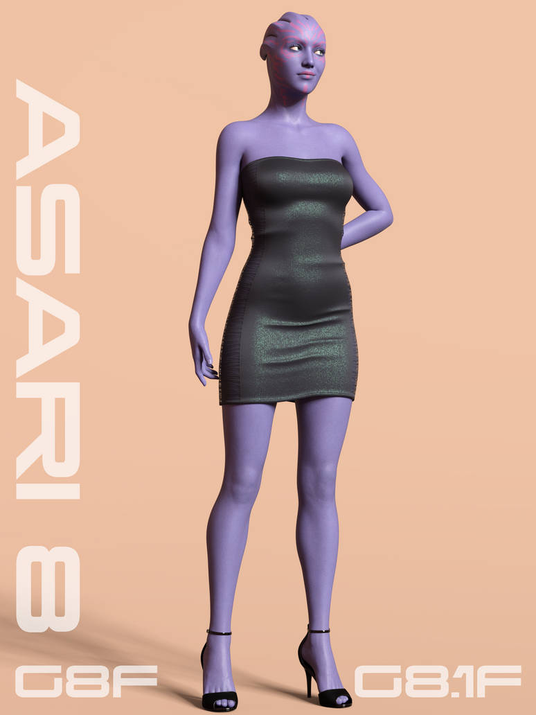 Asari for Genesis 8 Female by LiriaTR on DeviantArt