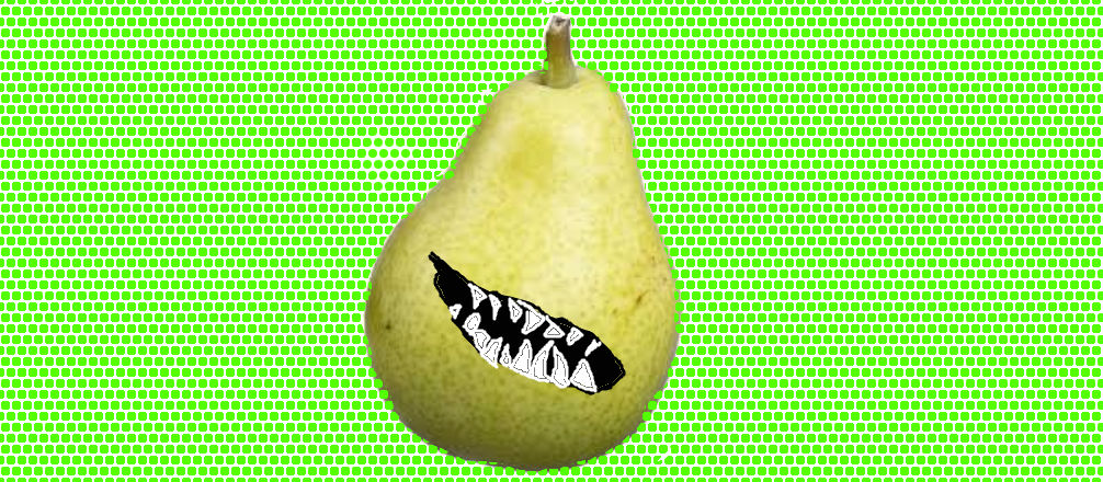 BitingPear by ninjagofan1 on DeviantArt