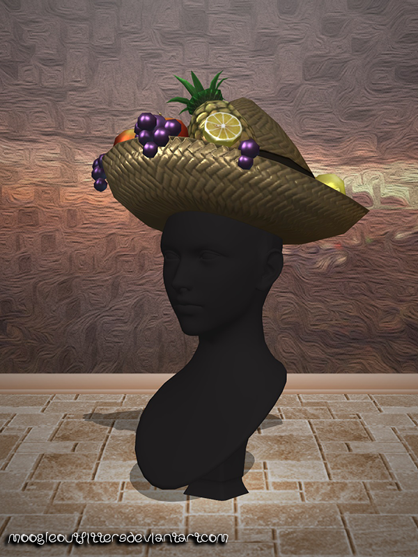 TERA - Fruit Hat (MoogleOutFitters) (XPS) by SonYume on DeviantArt