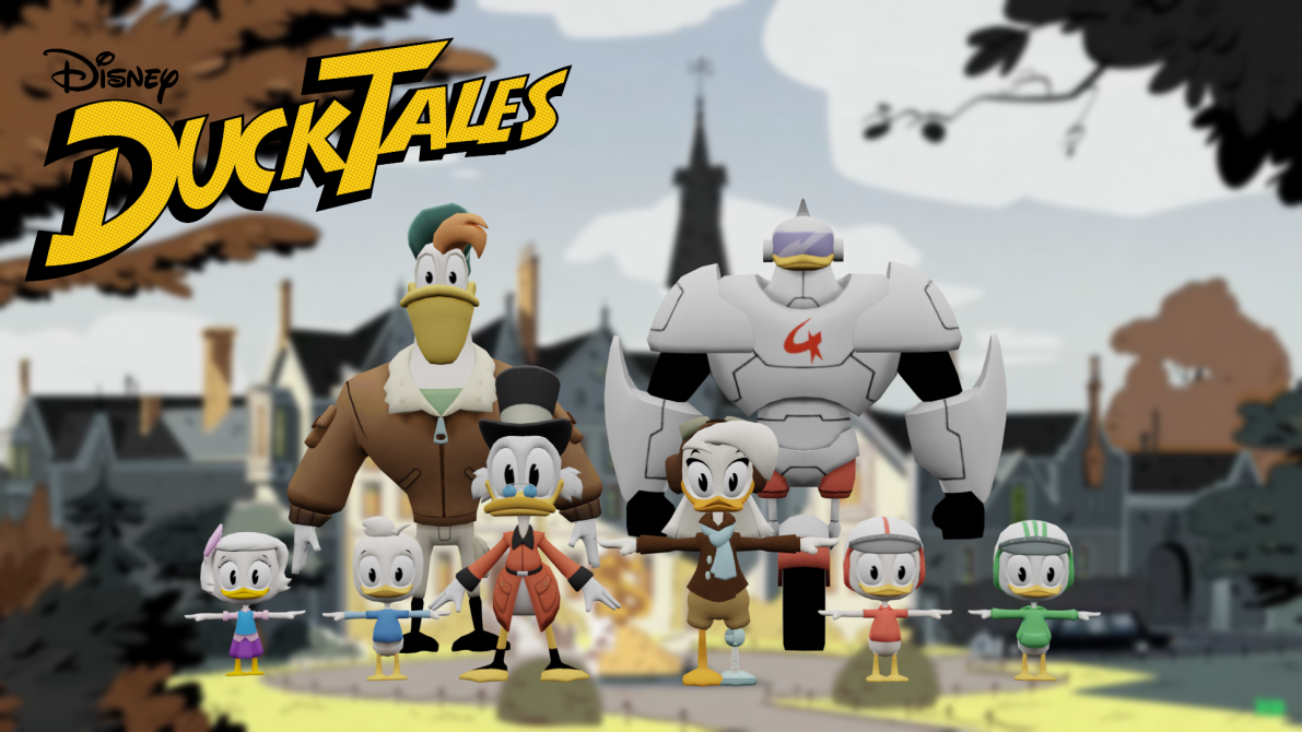 Duck Tales (2017) 3D Model Pack by DribbleBalI on DeviantArt