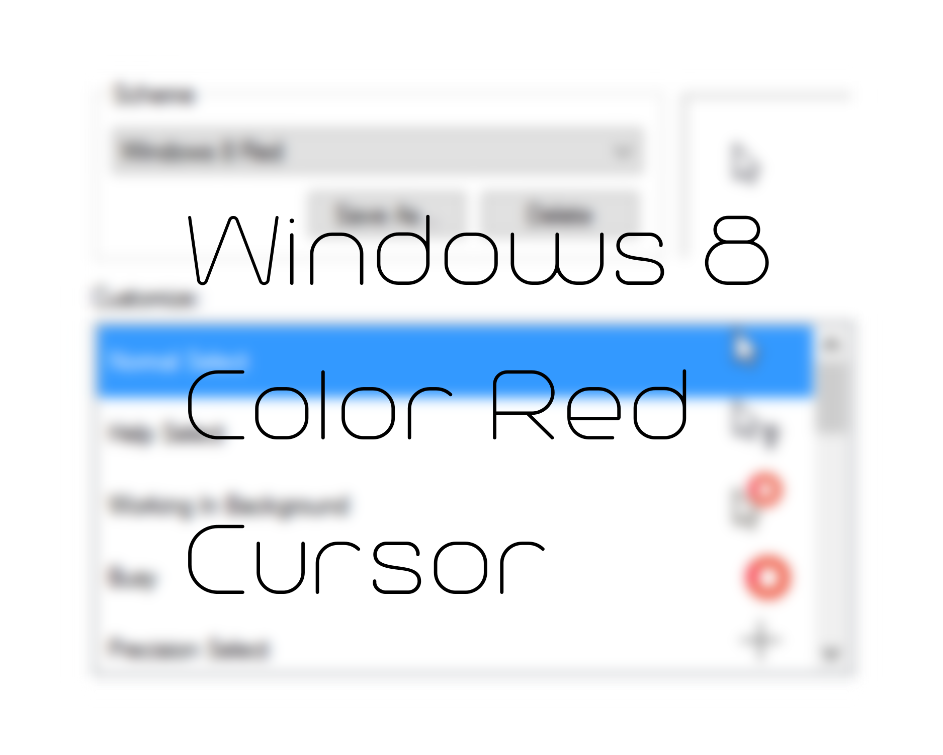 Windows 8/10/Metro Red Cursor by Oi-Im-Sad on DeviantArt