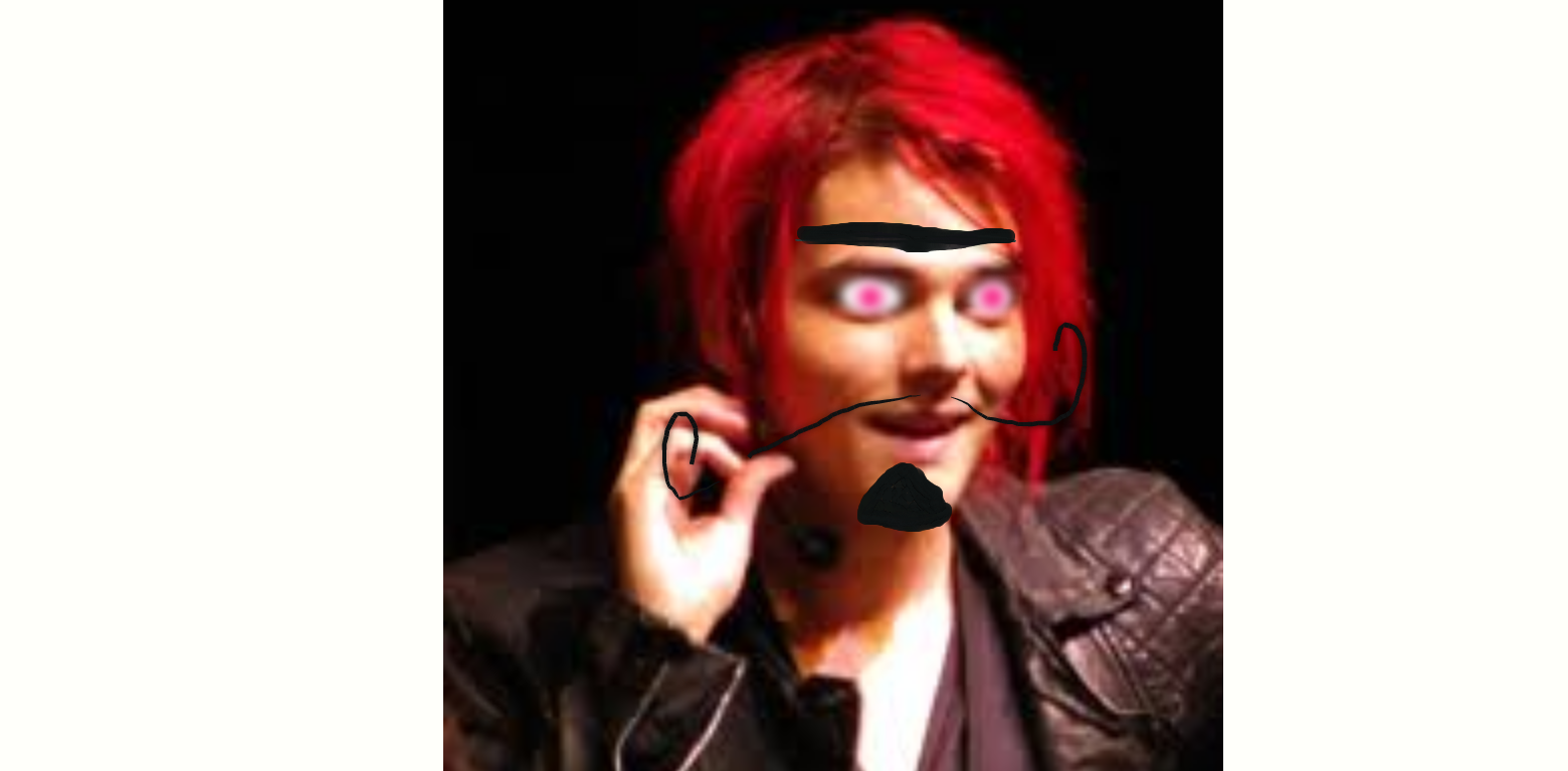 Creepy Gerard Way by coliegren02 on DeviantArt