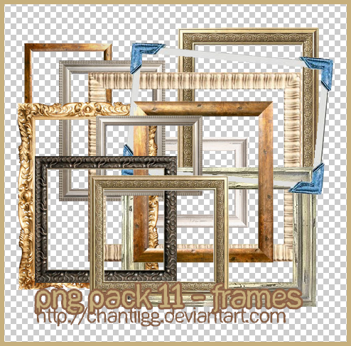 PNG PACK 11 - FRAMES by ChantiiGG on DeviantArt