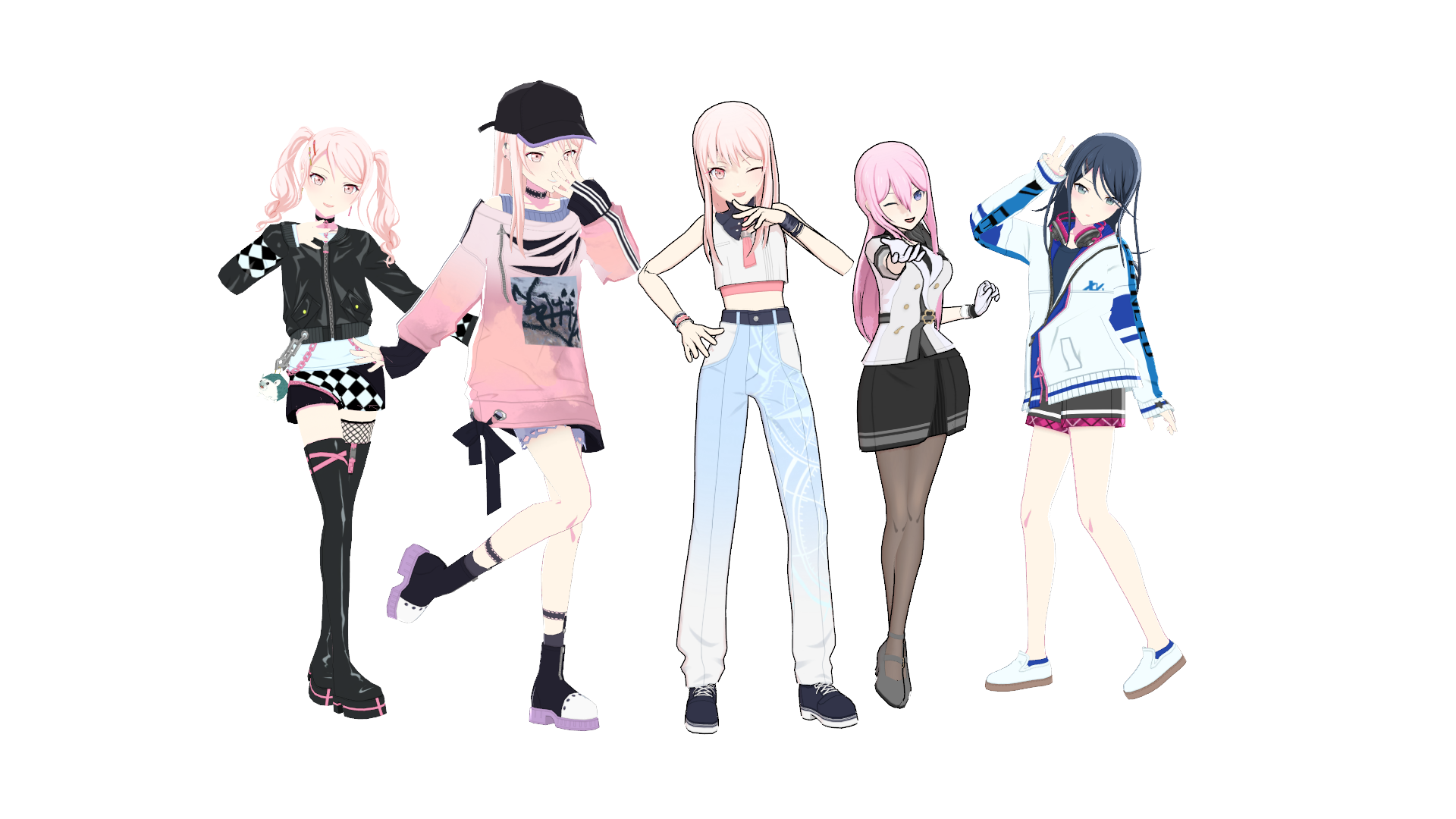 PJSK 100 Watchers Big Model Pack DL by BeIovedSweetGirl on DeviantArt