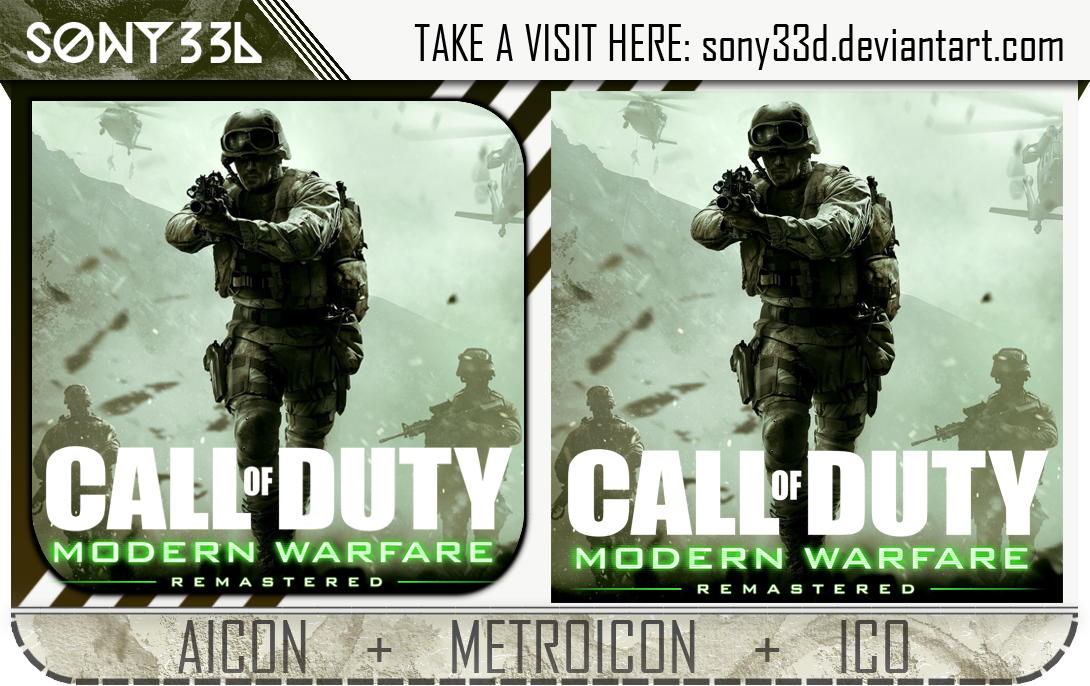 Call of Duty - Modern Warfare - Remastered by sony33d on DeviantArt