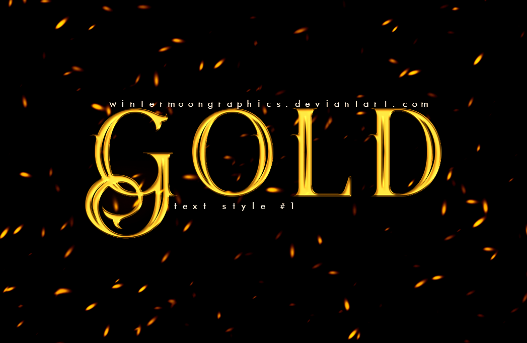 Gold Style by wintermoongraphics on DeviantArt