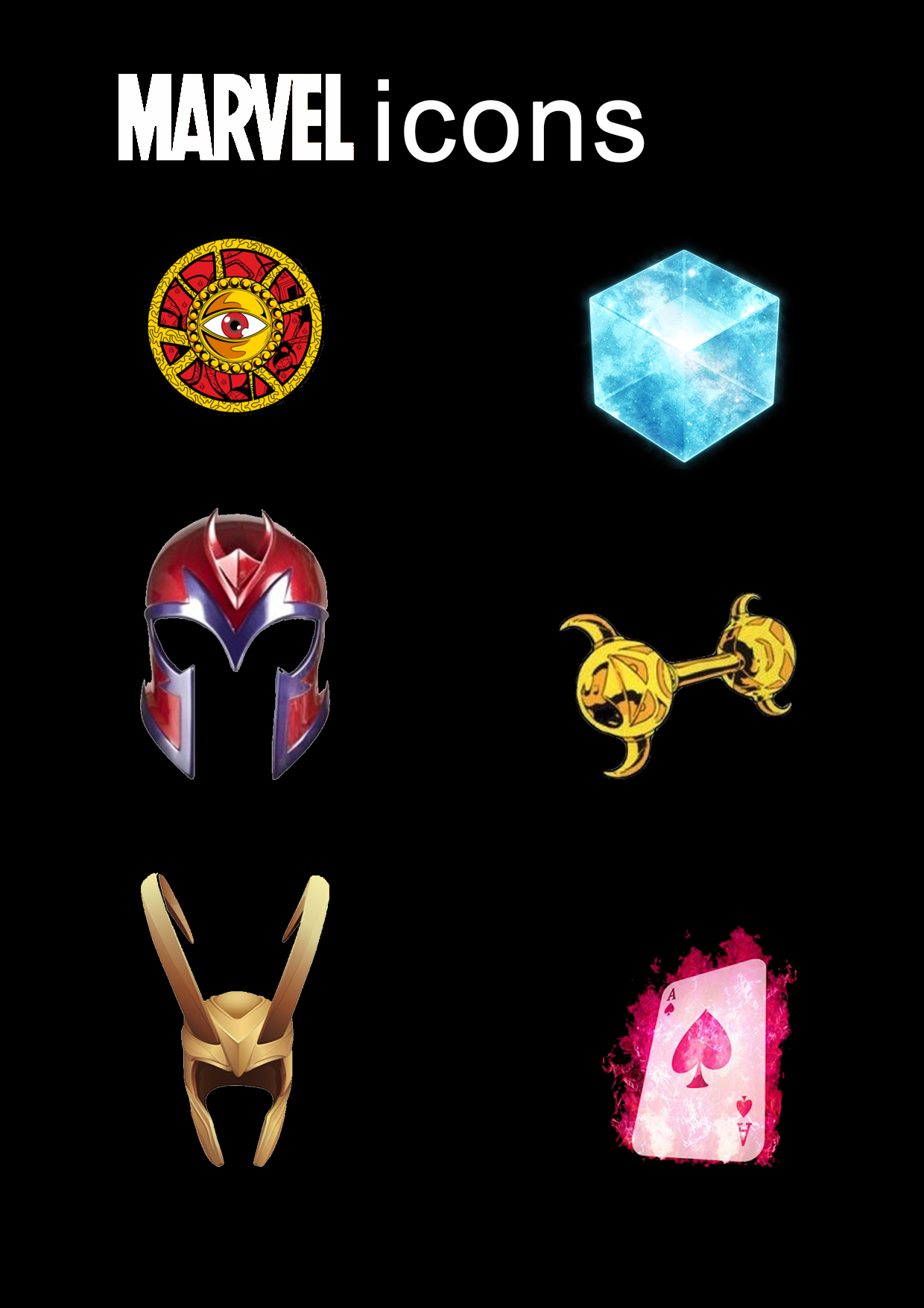 Marvel Icons by efimath on DeviantArt