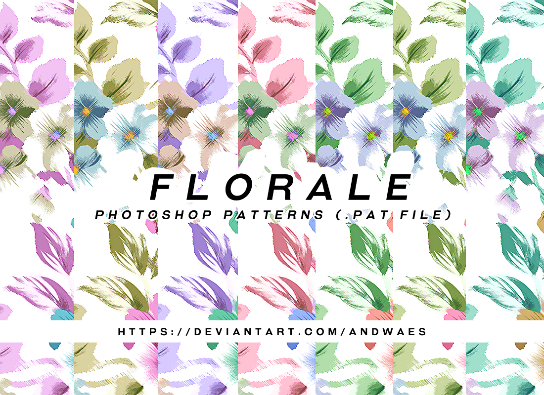 PHOTOSHOP PATTERNS - florale by andwaes on DeviantArt