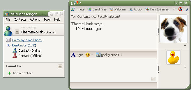 TN Messenger by themenorth on DeviantArt