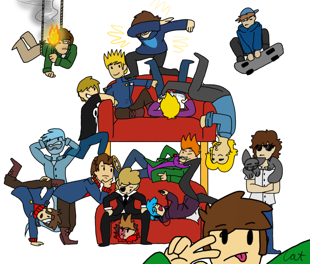 Eddsworld Draw The Squad by Alazyanonymous on DeviantArt