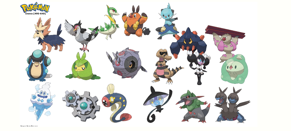 Pokemon: 3-Stage Evolutions - Unova: Middle Stage by quintonshark8713 ...