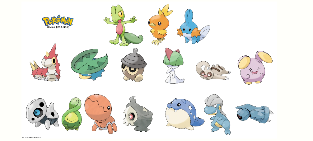 Pokemon: 3-Stage Evolutions - Hoenn: First Stage by quintonshark8713 on ...