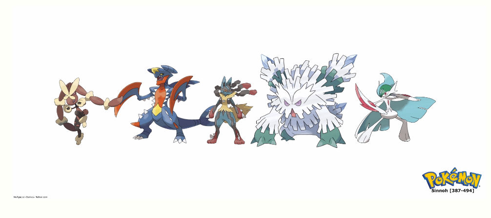Sinnoh Megas by quintonshark8713 on DeviantArt