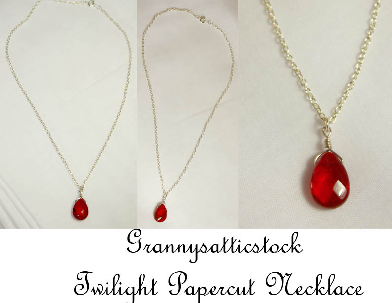 Twilight Papercut Necklace by GRANNYSATTICSTOCK on DeviantArt