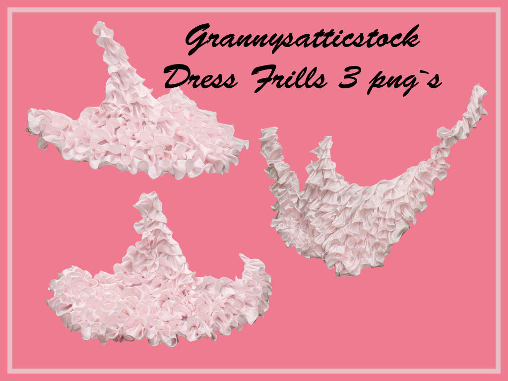 Dress Frills 3 pngs by GRANNYSATTICSTOCK on DeviantArt