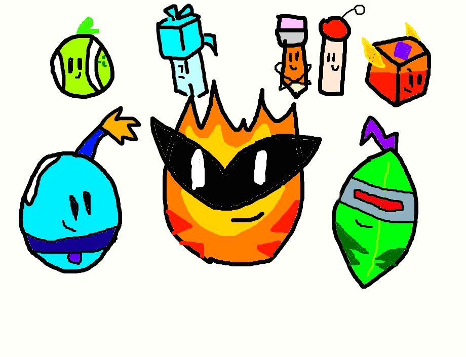 BFDI space! by Kyflpa on DeviantArt