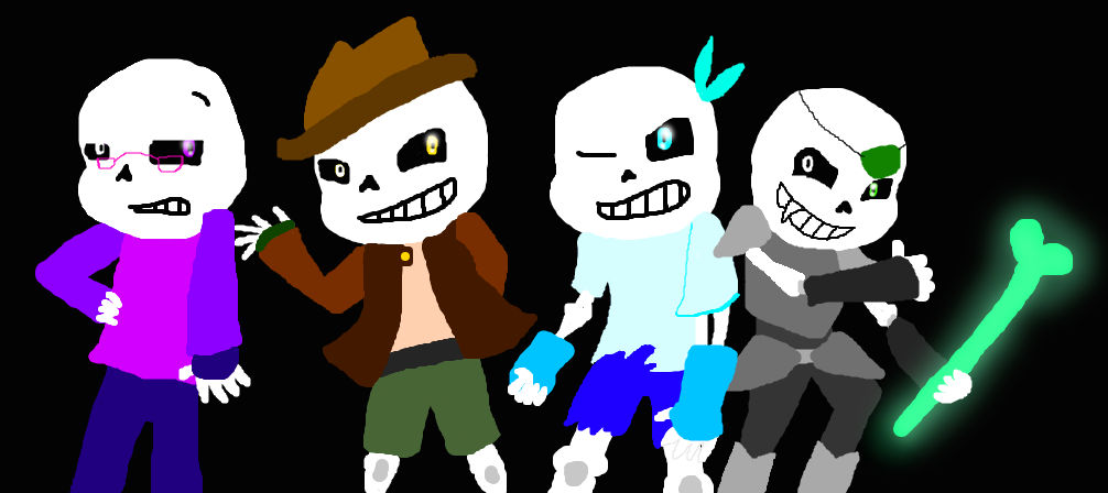 4 other sanses by Kyflpa on DeviantArt