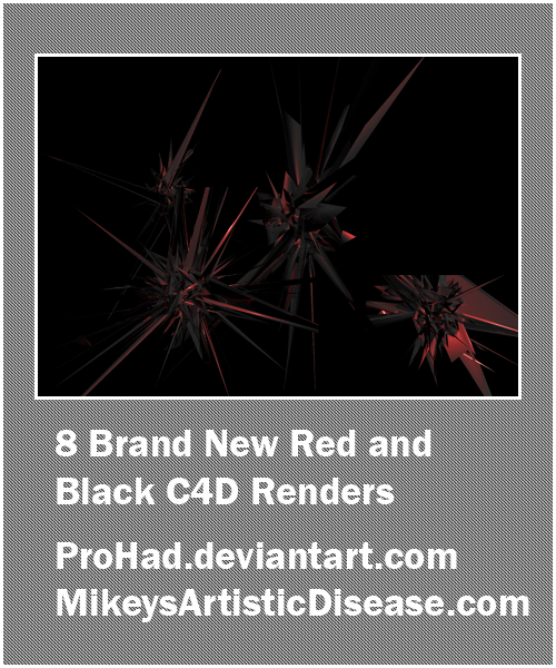 Black and Red C4D Pack by ProHad on DeviantArt