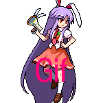 Touhou 14.5 15.5 Reisen Udongein Inaba stand by GreeNanImator on DeviantArt