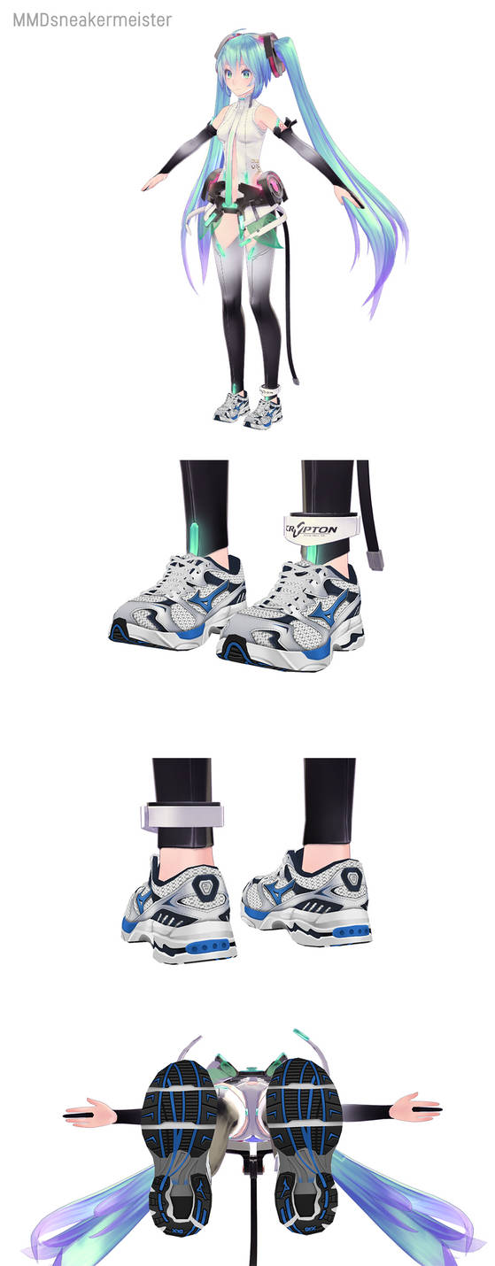 MMD sneakers#1 Mizuno wave ultima(+Download Model) by MMDsneakermeister ...