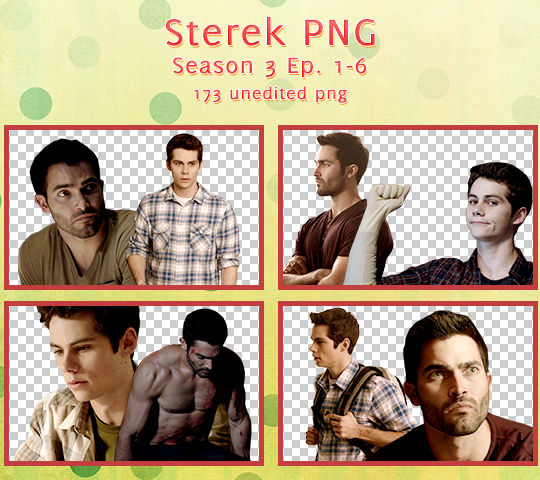Sterek PNG Pack S3 Ep1-6 by midnightgirl on DeviantArt