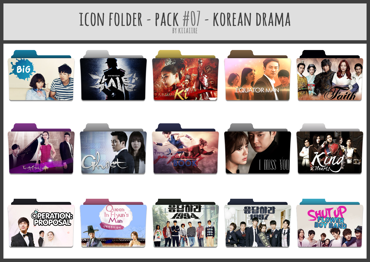 ICON FOLDER Pack 07 by kiiaiire on DeviantArt