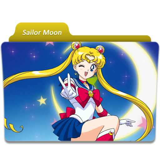 Sailor Moon Icon Folder by kiiaiire on DeviantArt
