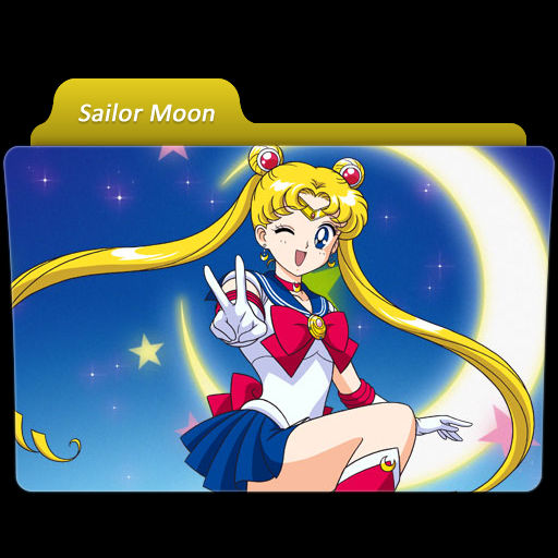 Sailor Moon Icon Folder by kiiaiire on DeviantArt
